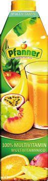 Pfanner 1l multivitamin 100 složení a výživové údaje Foodo cz