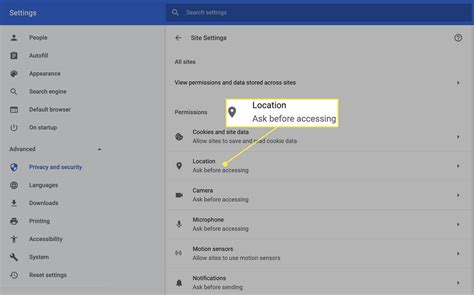 Allow Or Deny Access To Your Physical Location Settings