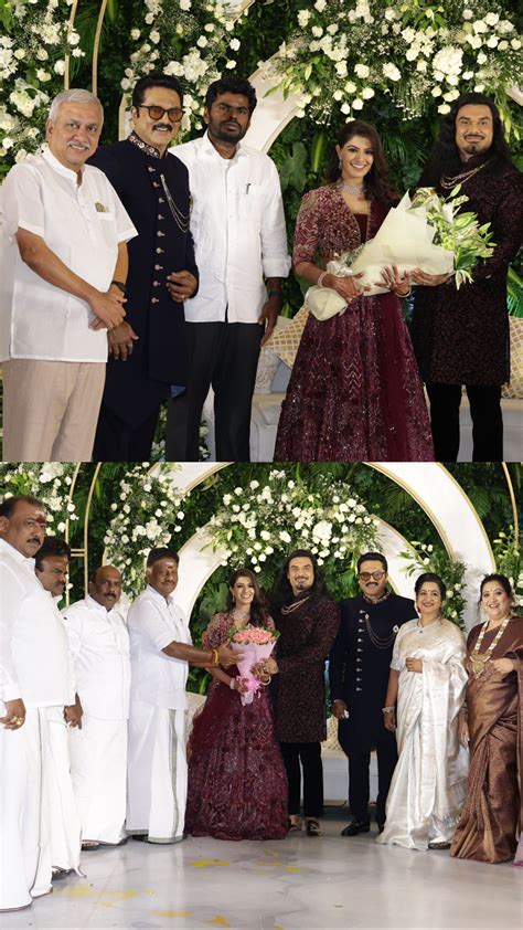 வரலட்சுமி நிகோலய் திருமண வரவேற்பு நிகழ்ச்சிvaralakshmi Nikolai