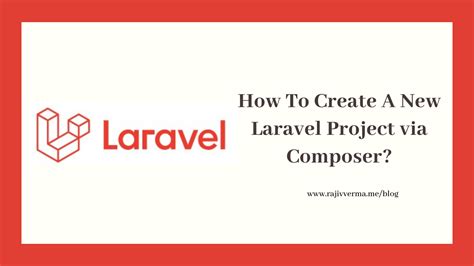 How To Create A New Laravel 8 Project Via Terminal