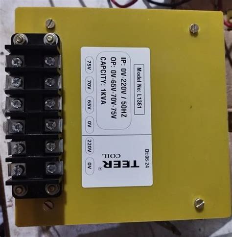 1kva Cnc Machine Transformer At ₹ 3950piece Single Phase Isolation Transformers In Surat Id