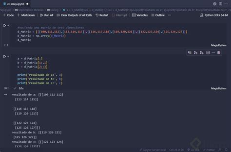 Numpy Array Platzi
