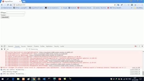 Belajar Angular2 Cli 19 Form Form Control And Form Group Youtube