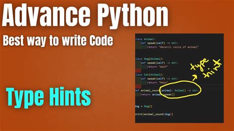 Best Python Type Hints Tutorial With Example Youtube
