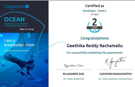 Capgemini Sapabap Sapabaponhana Achievement Workmilestone