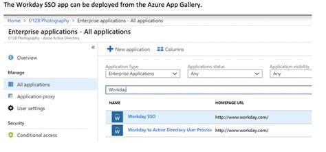 Workday Sso Using Microsoft Entra Id Workday Marketplace