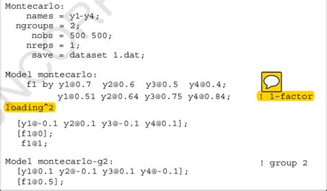 2 Mplus Input File Containing The Population Parameter Values For The Download Scientific
