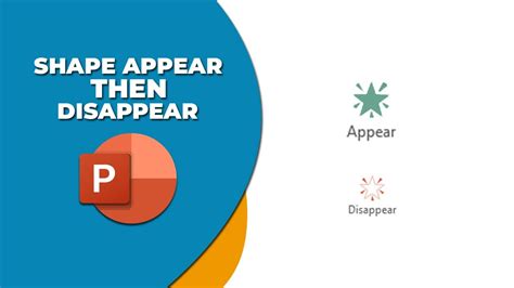 How To Make A Shape Appear And Then Disappear In Powerpoint Youtube