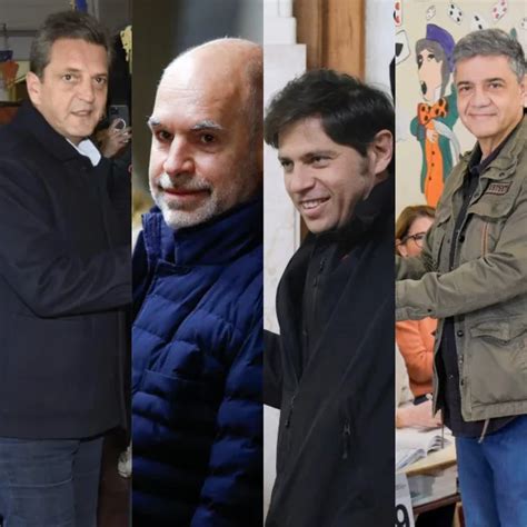 Elecciones 2023 Qué Dijeron Los Candidatos Que Ya Votaron En Las Paso