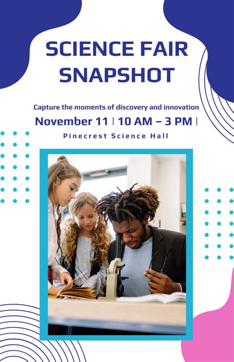 Free Science Fair Poster Templates Editable And Printable