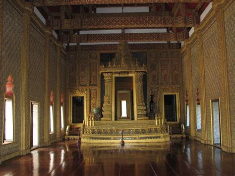 An Ornate Room With Wooden Floors And Walls
