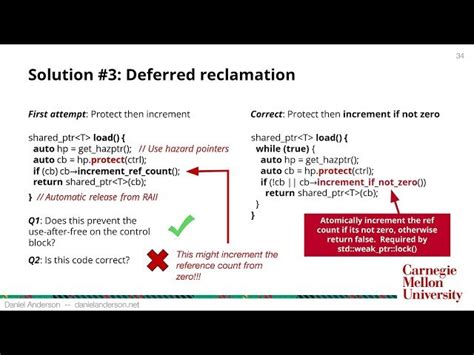 free video lock free atomic shared pointers without a split reference