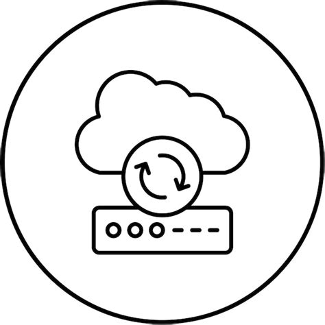 Premium Vector Cloud Sync Icon Premium Vector Cloud Sync Icon