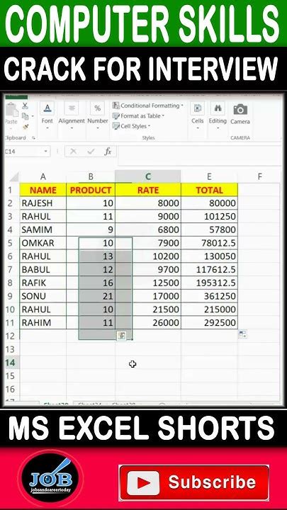 Excel Advance Excel Exceltips Shorts Msexcelfullcourse