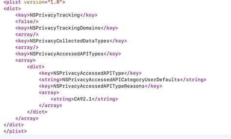 Itms 91056 Invalid Privacy Manifest Stack Overflow