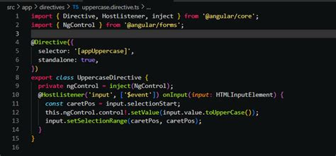 Angular V17 Uppercase Directive In Reactive Form Rangular