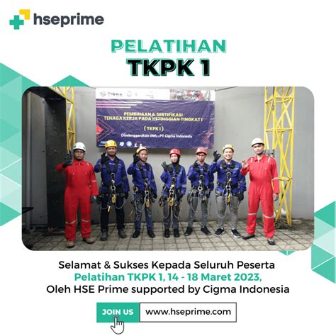 Pelatihan Tkpk 1 Sertifikasi Kemnaker Ri