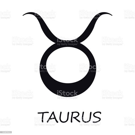 황소 자리 조디악 사인 블랙 벡터 일러스트 천상의 황소 난해 한 지구 실루엣 기호 점성술 별자리 별자리 달 예측 차트 요소 격리된 글리프 아이콘 0명에 대한 스톡 벡터 아트