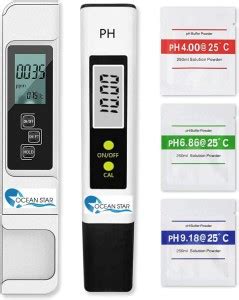 OCEAN STAR Digital Ph Meter And Total Dissolved Solids EC Meter Water