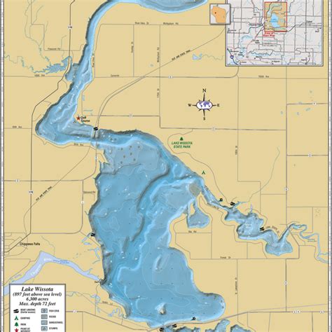 Eau Pleine Flowage Map At Tia Curtis Blog