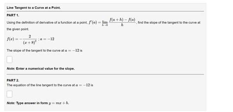 Solved Using The Definition Of Derivative Of A Function At A Chegg