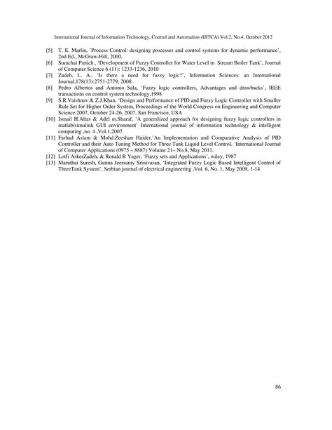 Comparative Analysis Of Conventional Pid Controller And Fuzzy Controller With Various