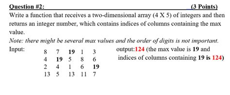 Solved Question 23 ﻿pointswrite A Function That Receives