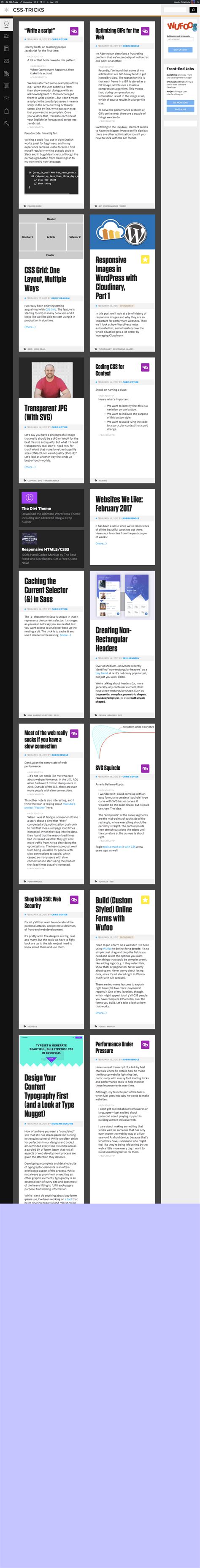 Design History Css Tricks