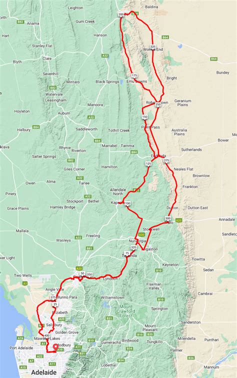 400km burra loop one man s web