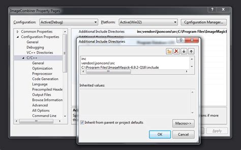 C11 Cannot Link Imagemagick With Visual Studio 2013 Stack Overflow