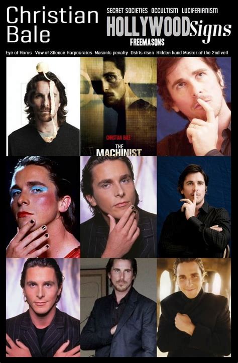 Christian Bale With Masonic Hand Signs R Saturnstormcube