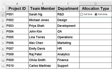 How To Add Radio Buttons Option Buttons In Excel Excel Insider