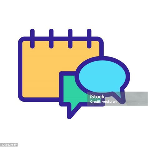 캘린더 메시지 아이콘 벡터입니다 격리된 등고선 기호 그림 0명에 대한 스톡 벡터 아트 및 기타 이미지 0명 낮 달력 Istock