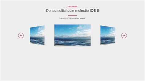 css 3d carousel slider