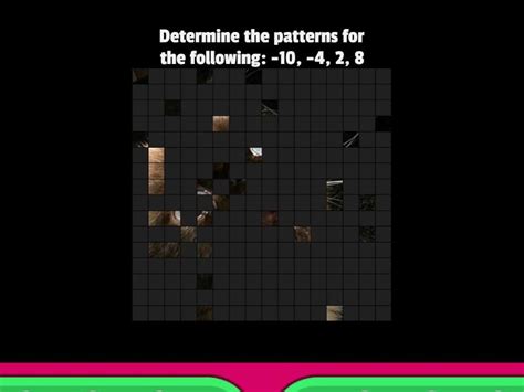 Form 2 Mathematics Chapter 1 Patterns And Sequences Image Quiz
