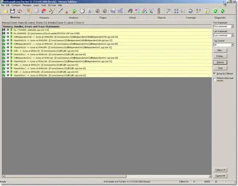 Memory Validator Tutorial How To Collect Data Only A From Particular Dll Software Verify