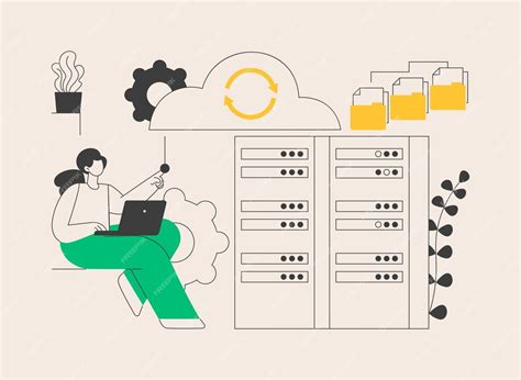 Premium Vector Big Data Engineering Abstract Concept Vector Illustration