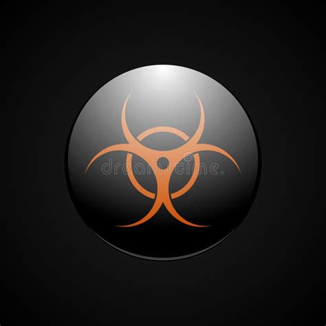 Biohazard Orange Symbol Stock Vector Illustration Of Infection 90085300