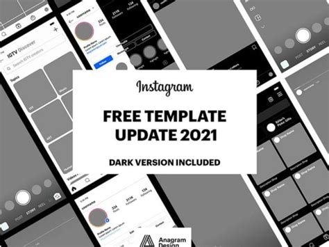 Instagram GUI PSD Template IDevie