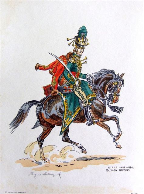 Boston Hussars 1812 Brunswick Hussar 10th Hussars 8th Hussars