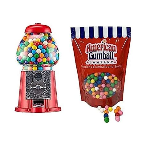 Chicle Máquina Clásica De Chicles Rojos Con Chicles De Ame Envío Gratis