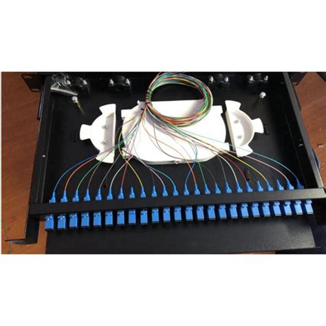 Custom 2022 ODF Sliding SC UPC APC 24 Port Lc 48 Cores Fiber Optic Patch Panel Odf FTTH SC FC ST