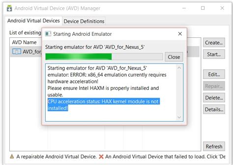 Fix Hax Kernel Module Is Not Installed Error On Android Devolopement