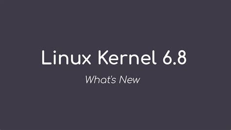 Linux Kernel 6 8 Officially Released Here S What S New 9to5Linux