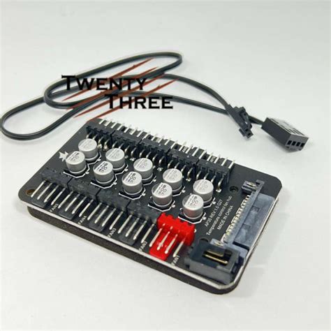 Promo Kabel Splitter Fan 4 Pin Pwm Hub 1 To 10 Port Kipas Extension Adapter Diskon 23 Di Seller