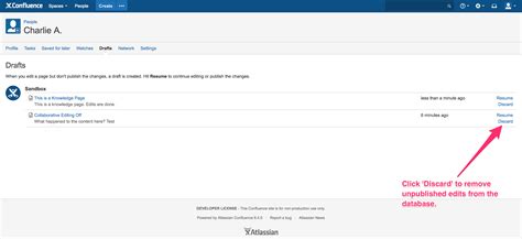 How Do Drafts Work On Confluence Confluence Atlassian Documentation