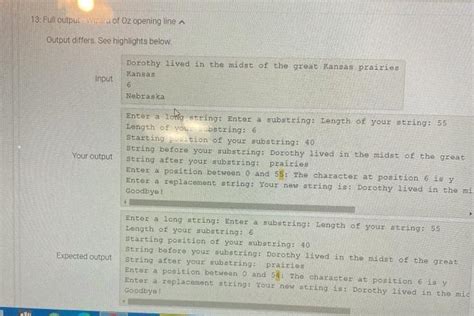 Solved 6 Position Prompt Correcta Output Differs See