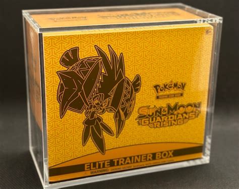 Pokemon Etb Acrylic Display Case Elite Trainer Box Case Only Etsy