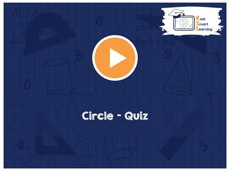 Circle Quiz KoolSmartLearning