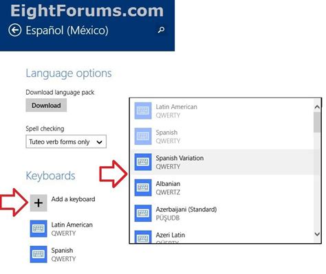 input methods add or remove for keyboard layout in windows 8
